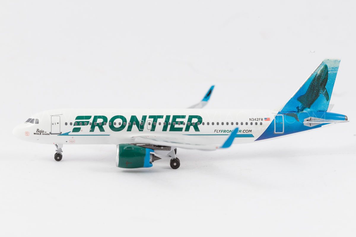 Frontier Airbus A320neo N342FR AeroClassics AC419977 Modelo a escala 1: ...