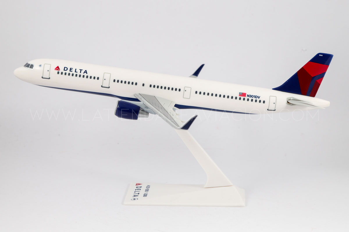 Delta Air Lines Airbus A321 Flight Miniatures AAB-32100H-014 Modelo a ...