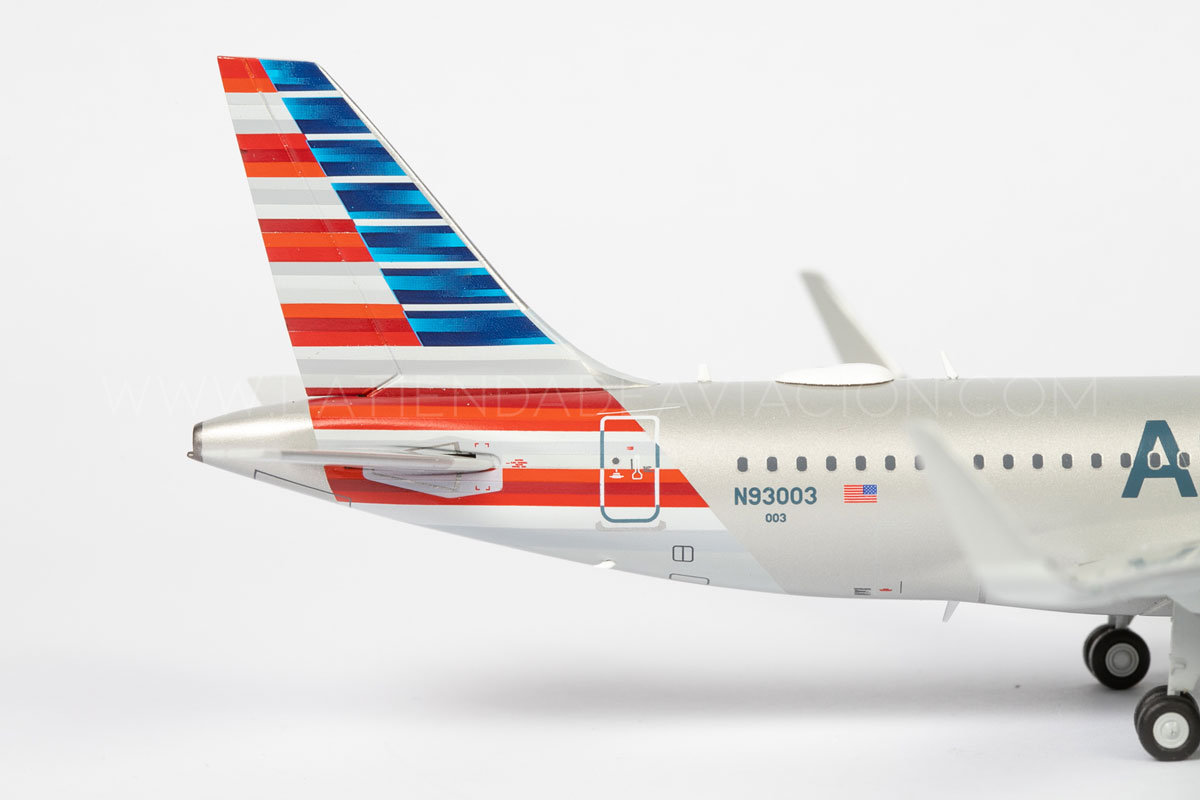 American Airlines Airbus A319-100S N93003 GeminiJets G2AAL1102 Modelo a ...