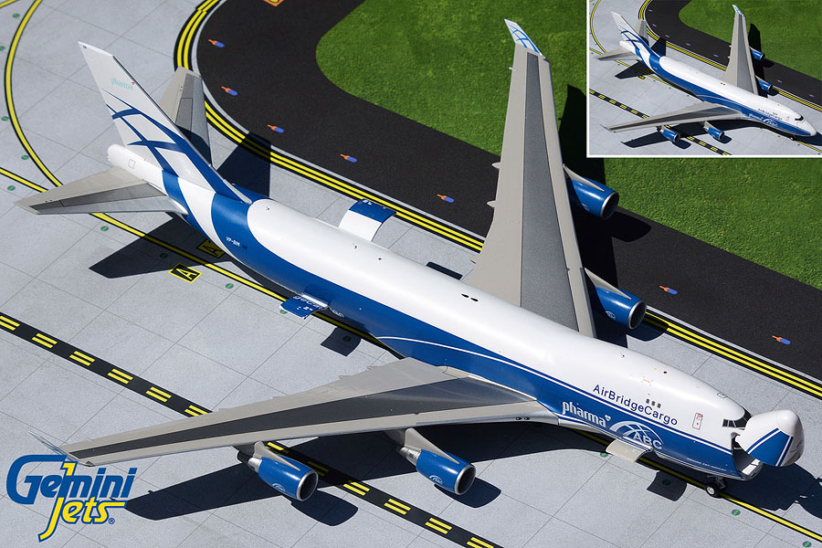 Air Bridge Cargo Boeing 747-400F VP-BIM GeminiJets G2ABW934 Modelo a ...