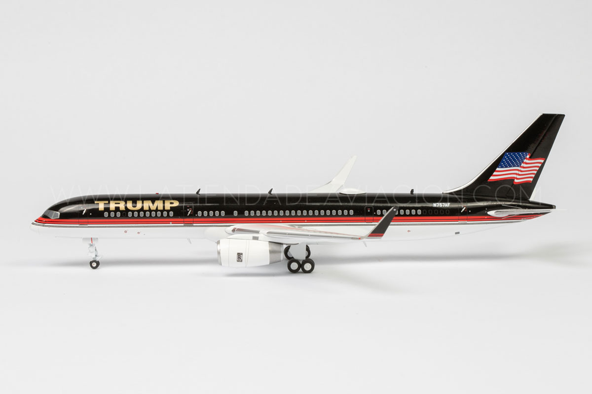 Trump Boeing B757-200 N757AF GeminiJets G2TRU1203 Modelo a escala 1:200 ...