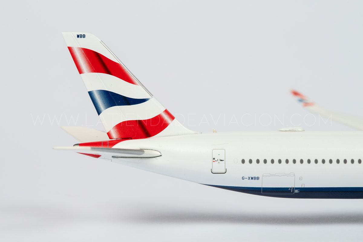 British Airways Airbus A350-1000 G-XWBB GeminiJets GJBAW2111 Modelo a escala 1:400 - La tienda ...