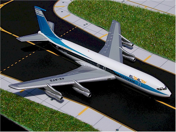 El Al Boeing B707-320B/C GeminiJets GJELY186 Modelo a escala 1:400 - La ...