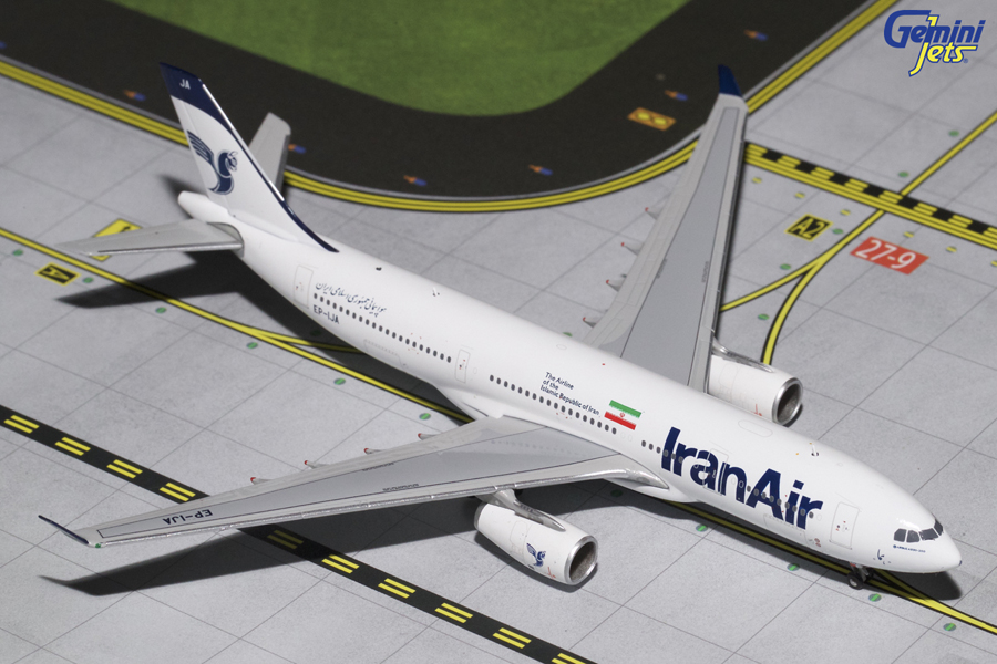 Iran Air Airbus A330-200 EP-IJA GeminiJets GJIRA1652 Modelo a escala 1: ...
