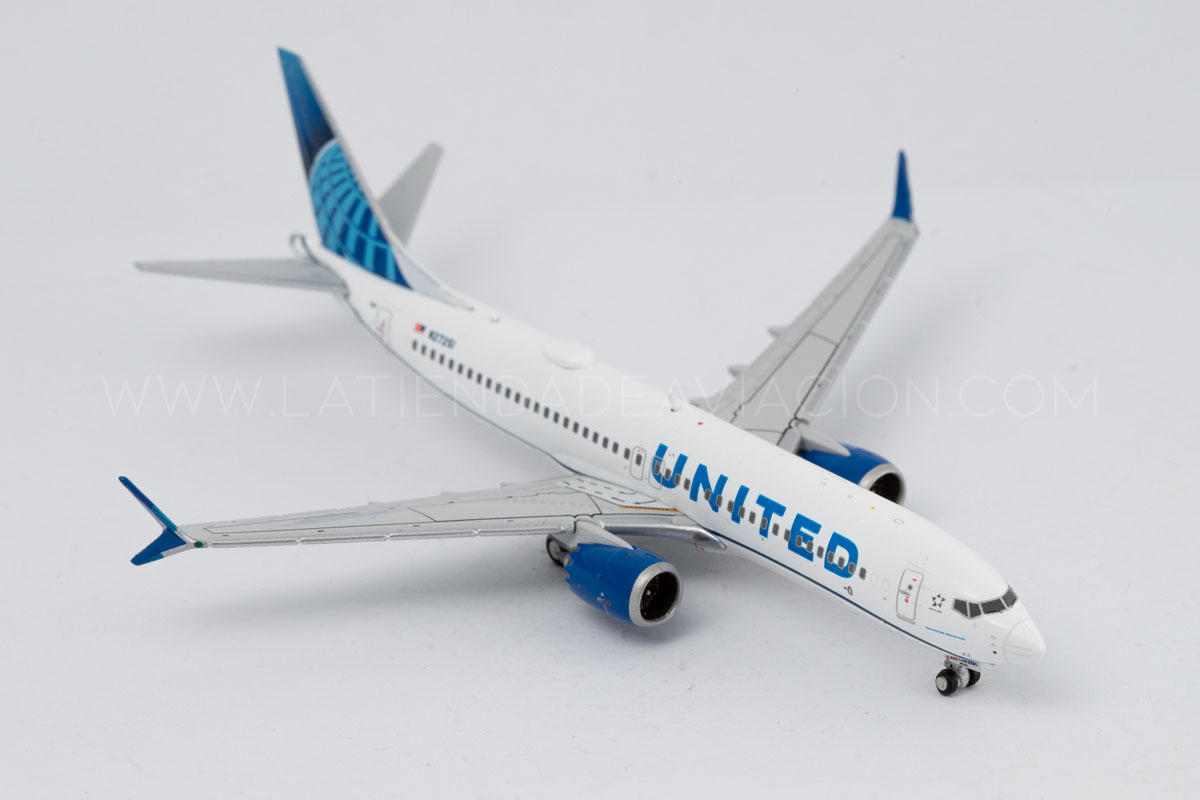 United Airlines Boeing 737 MAX 8 N27251 GeminiJets GJUAL2049 Modelo a ...