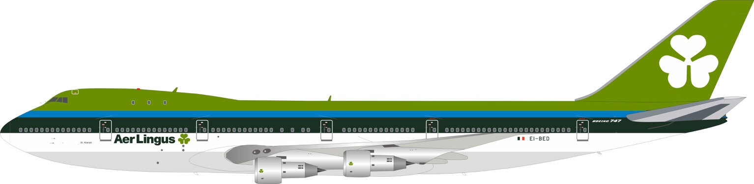 Aer Lingus Boeing 747-100 EI-BED InFlight200 IF741EI0820 Modelo a ...