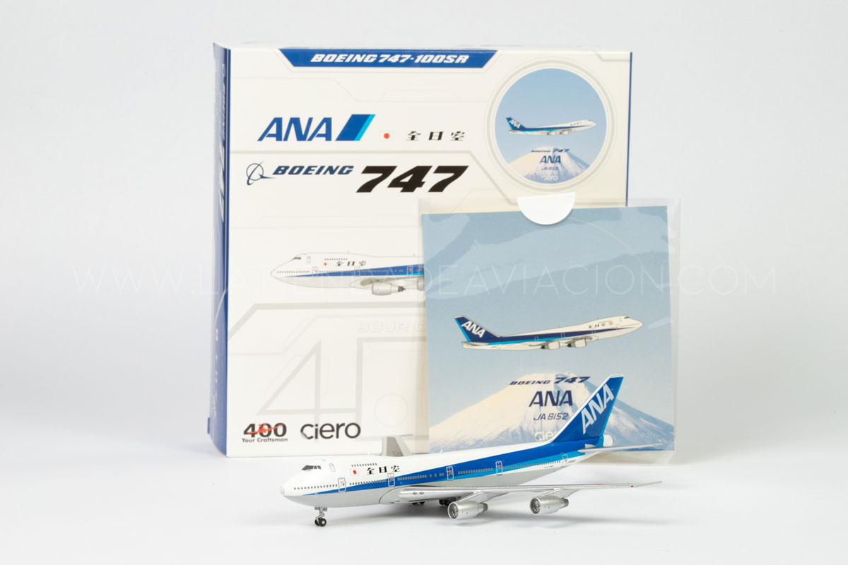 ANA Boeing 747-100SR JA8152 JC Wings BB4-741-003 Modelo a escala 1:400 - La tienda de aviacion