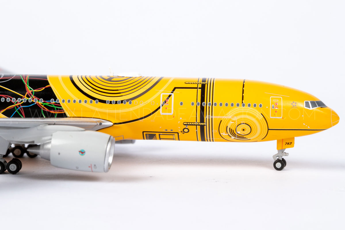 ANA - All Nippon Boeing 777-200ER JA743A JC Wings EW4772013 Modelo a escala 1:400 - La tienda de ...