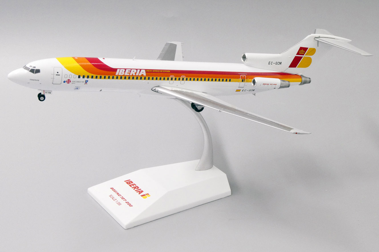 Iberia Boeing 727-200 EC-GCM JC Wings JC2IBE140 Modelo a escala 1:200 ...