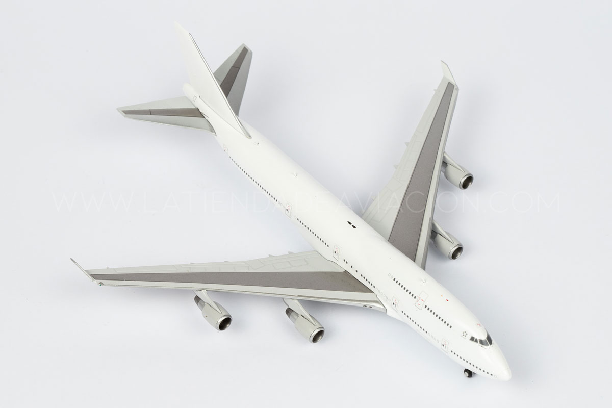 Blanco Boeing 747-400 JC Wings JC4WHT2008 Modelo a escala 1:400 - La ...