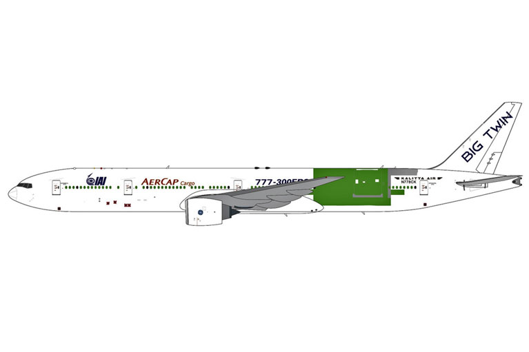 Kalitta Air Boeing 777-300ER(SF) N778CK JC Wings LH2CKS457 Modelo a ...