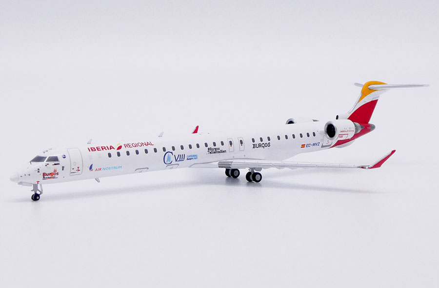 Iberia Bombardier CRJ-1000 EC-MVZ JC Wings LH4401 Modelo a escala 1:400 ...