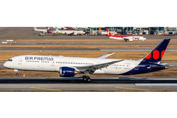 Air Premia Boeing 787-9 Dreamliner flaps extendidos HL8701 JC Wings ...