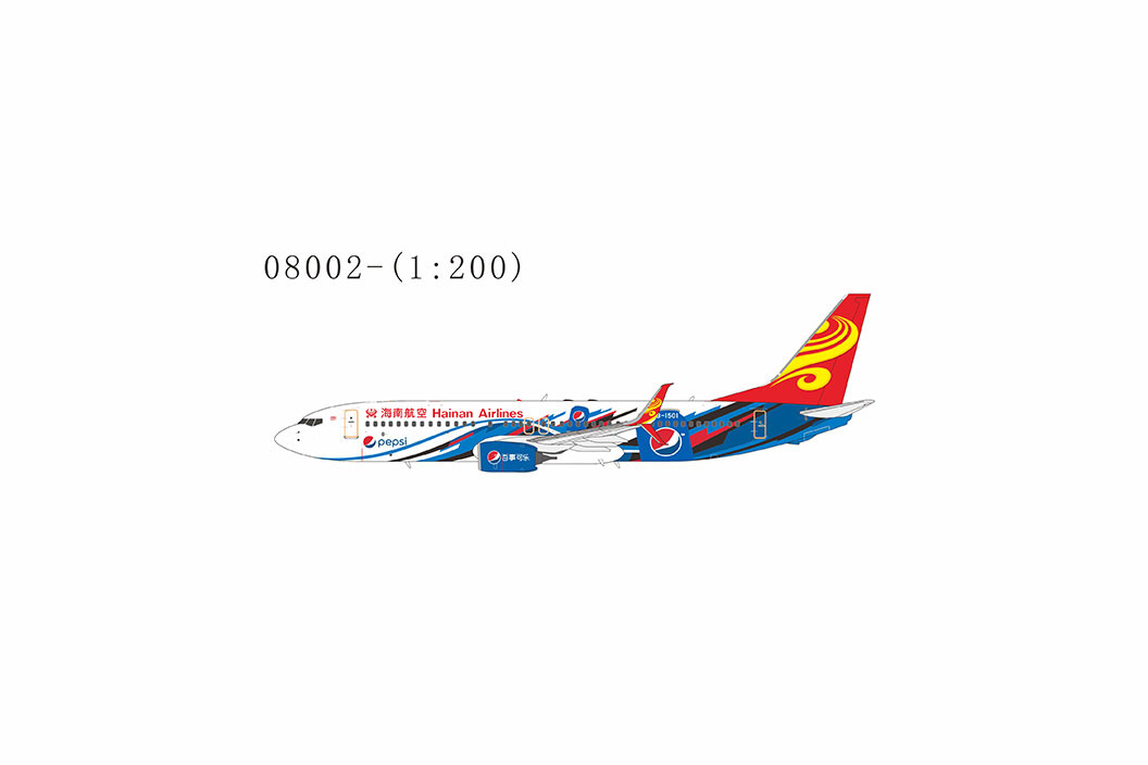 Hainan Airlines Boeing 737-800/w B-1501 NG Models 08002 Modelo a escala ...