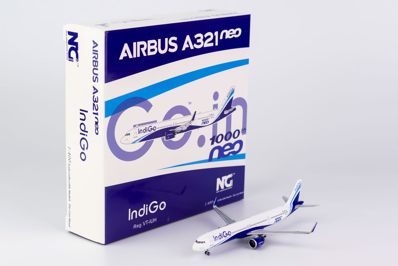 IndiGo Airbus A321neo VT-IUH NG Models 13031 Modelo a escala 1:400 - La ...