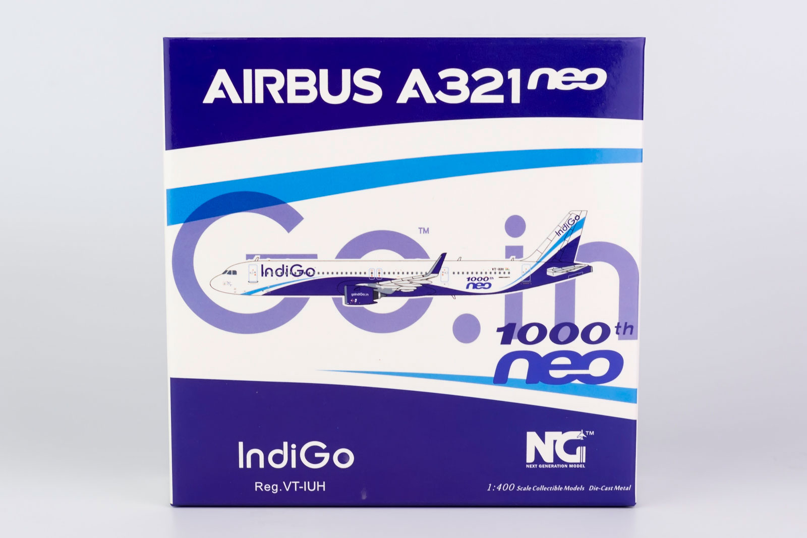IndiGo Airbus A321neo VT-IUH NG Models 13031 Modelo a escala 1:400 - La ...