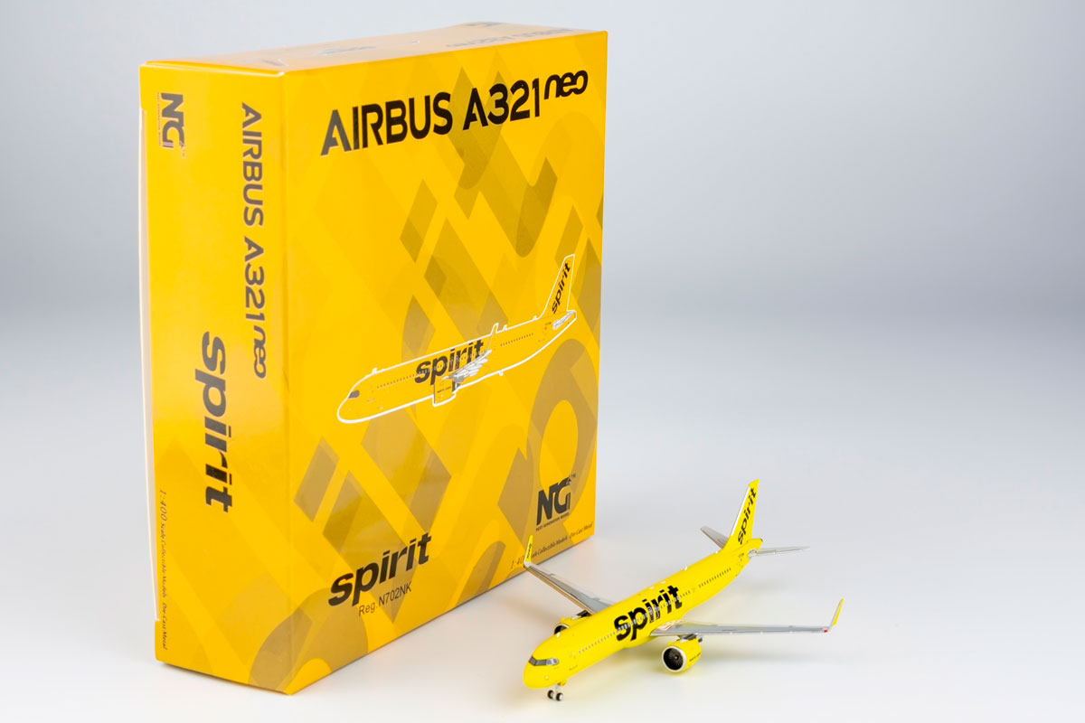 Spirit Airlines Airbus A321neo N702NK NG Models 13099 Modelo a escala 1 ...