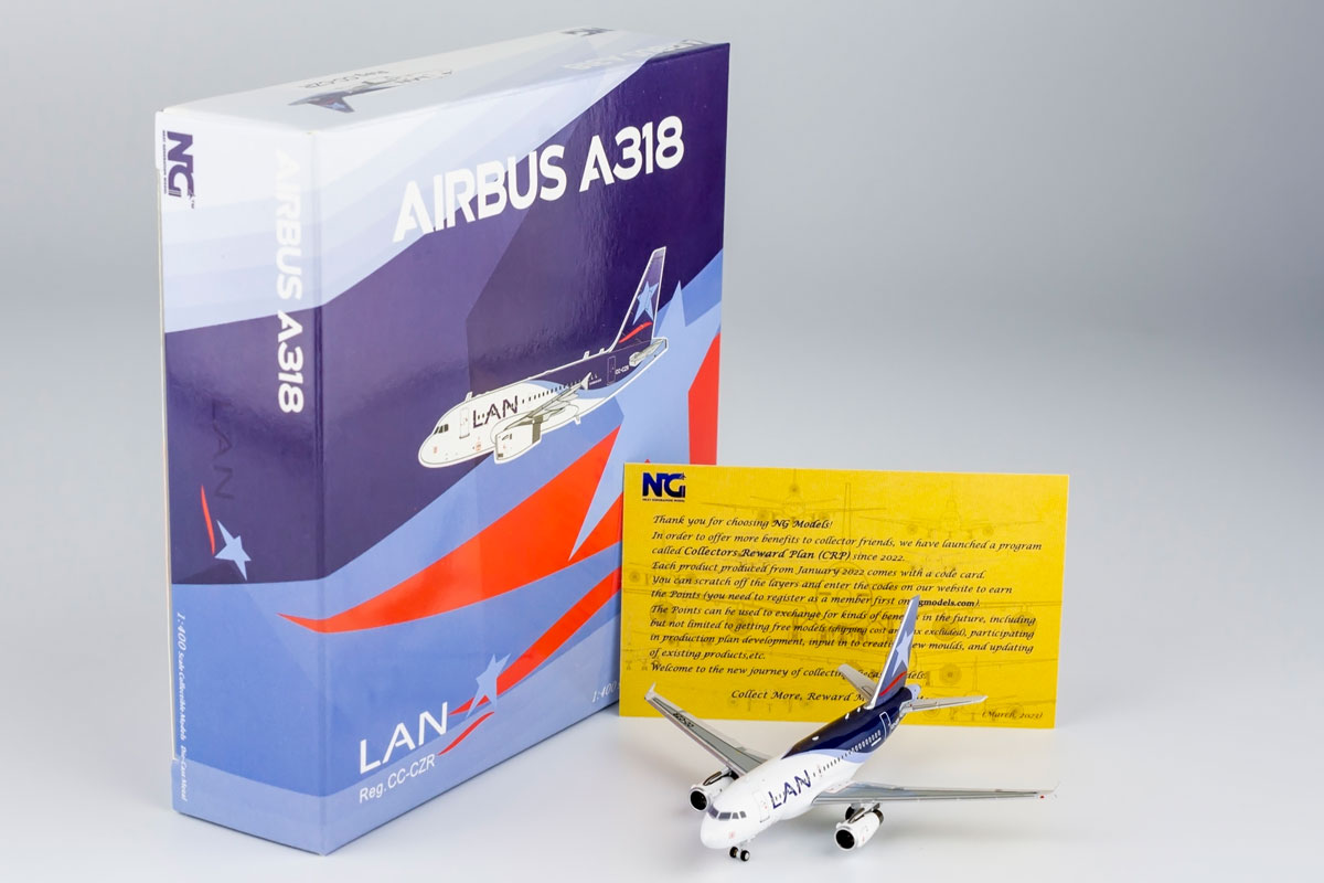 LAN Airlines Airbus A318-100 CC-CZR NG Models 48006 Modelo a escala 1: ...