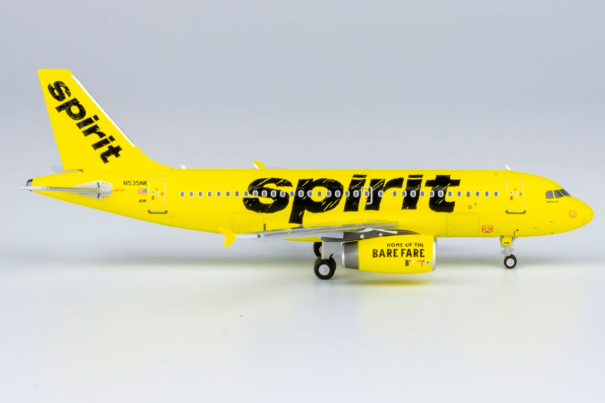 Spirit Airlines Airbus A319-100 N535NK NG Models 49022 Modelo a escala ...