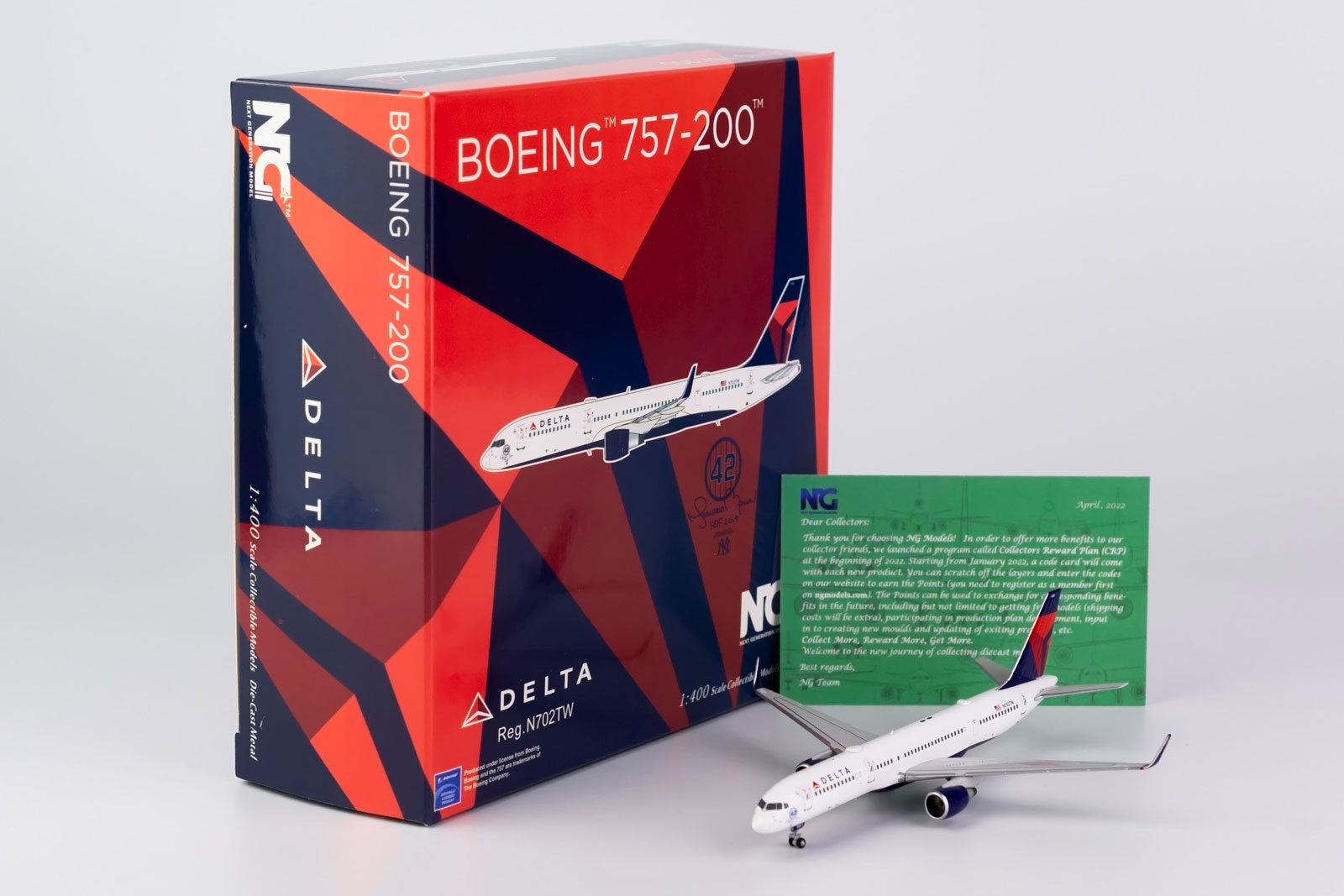 Delta Air Lines Boeing 757-200/w N702TW NG Models 53187 Modelo a escala ...