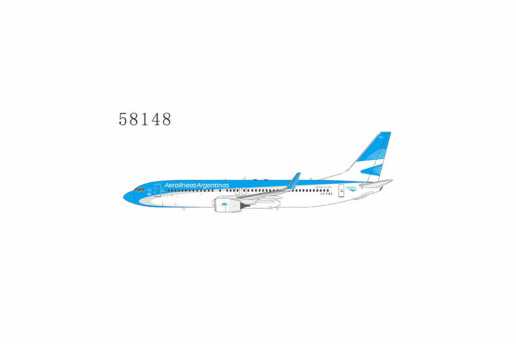 Aerolineas Argentinas Boeing 737-800/w LV-FQZ NG Models 58148 Modelo a ...