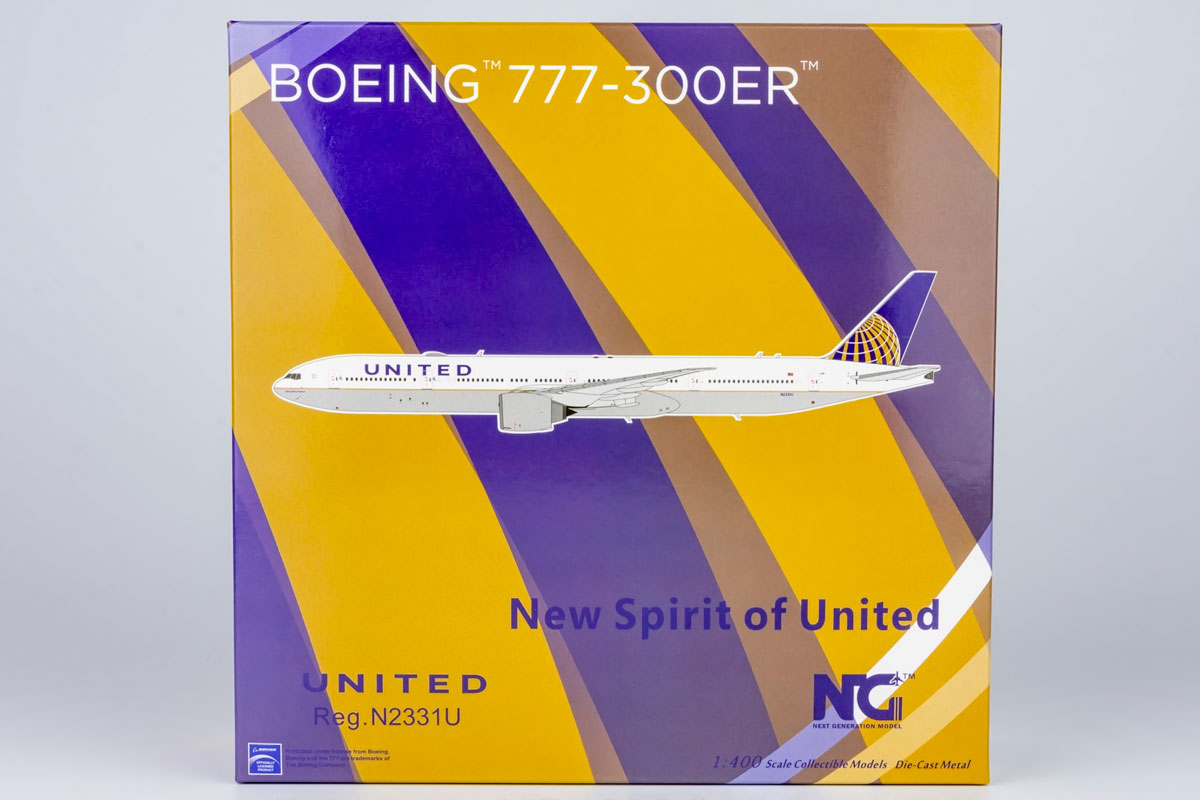 United Airlines Boeing 777-300ER N2331U NG Models 73006 Modelo a escala ...