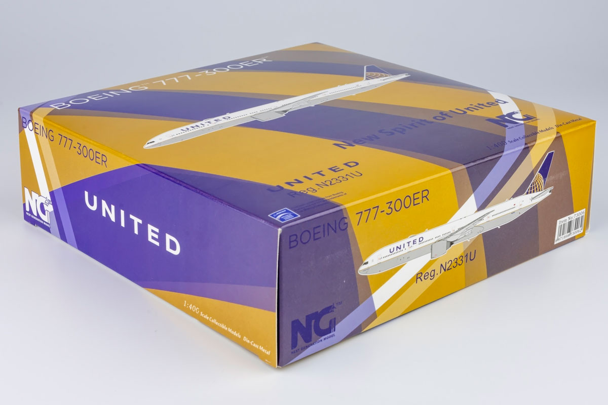 United Airlines Boeing 777-300ER N2331U NG Models 73006 Modelo a escala ...