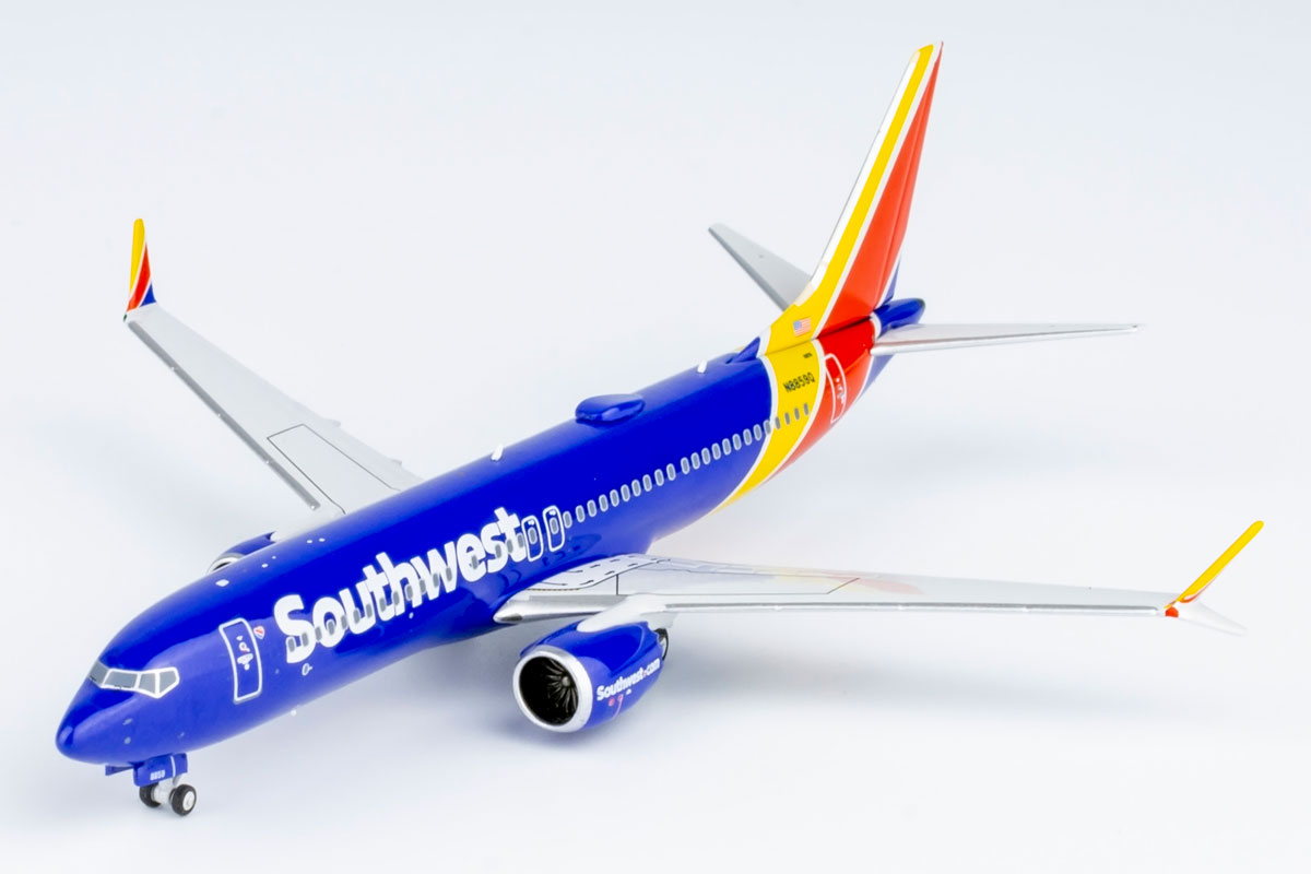 Southwest Airlines Boeing 737 MAX 8 N8859Q NG Models 88017 Modelo a escala 1:400 - La tienda de ...
