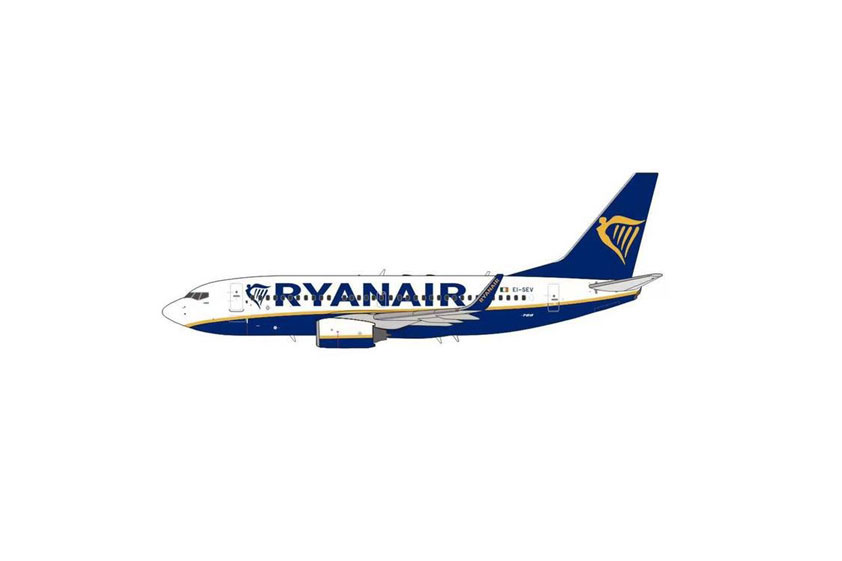 Ryanair Boeing 737-700 EI-SEV Panda Models 202118 Modelo a escala 1:400 ...