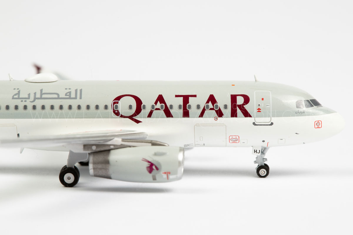 Qatar Aiways Airbus A319 A7-HHJ Panda Models 202241 Modelo a escala 1: ...