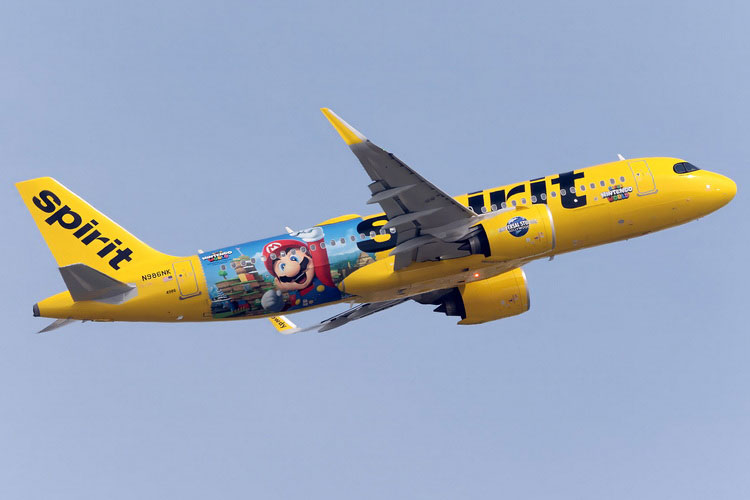 Spirit Airbus A320neo N986NK Phoenix PH04597 Modelo a escala 1:400 - La ...